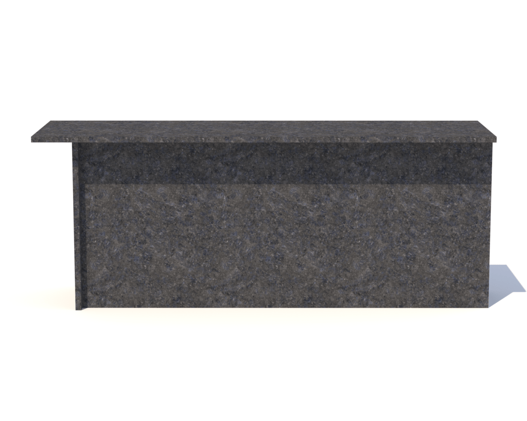Granite Outdoor Kitchen 1800 Peninsula Table Module | Igneous