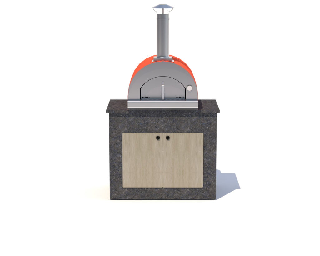 Granite Outdoor Kitchen Pizza Oven Cupboard Module | Igneous